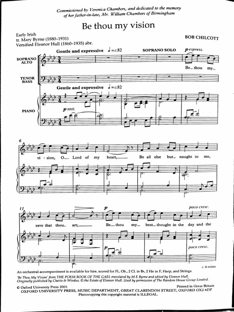 Be thou my vision_SATB | PDF