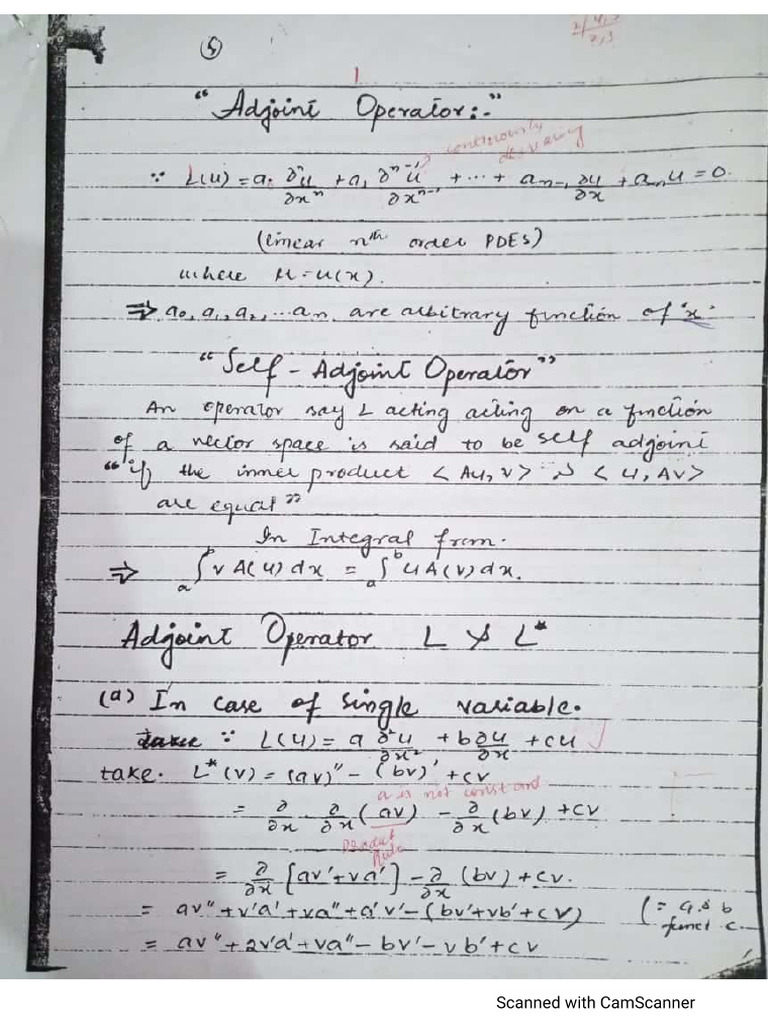 Adjoint Operator | PDF