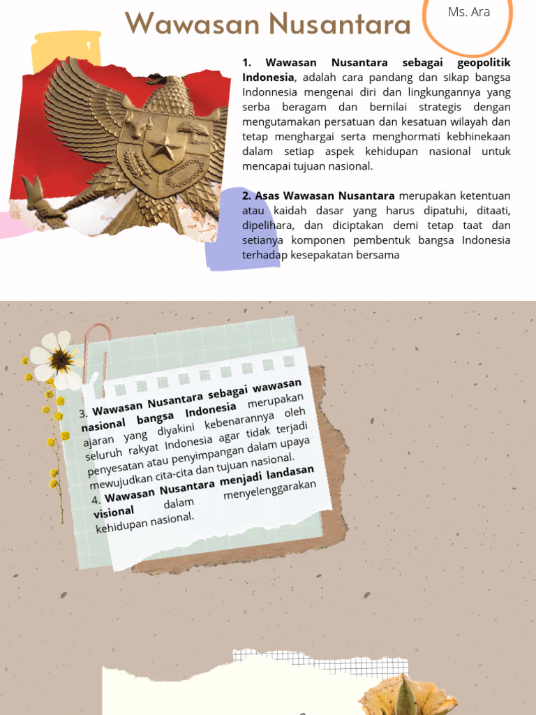 Aspek Trigatra dan Pancagatra Wawasan Nusantara | PDF