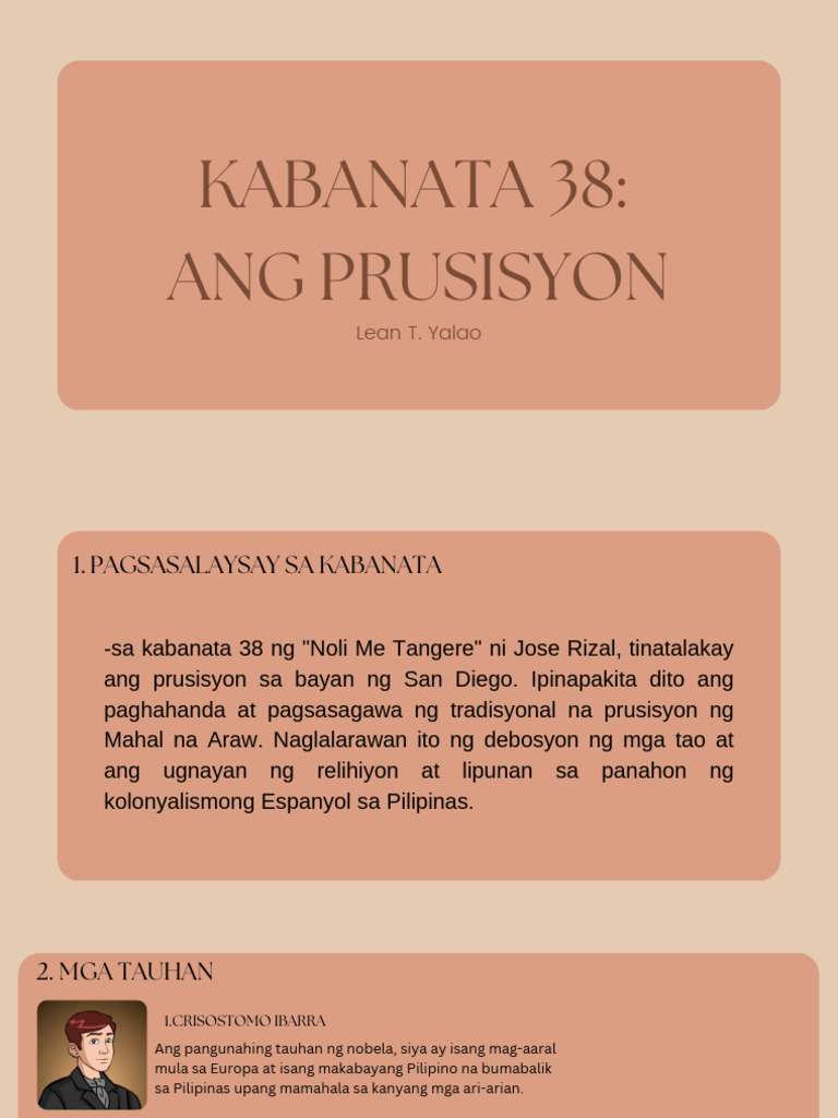 Kabanata 38 Ang Prusisyon | PDF