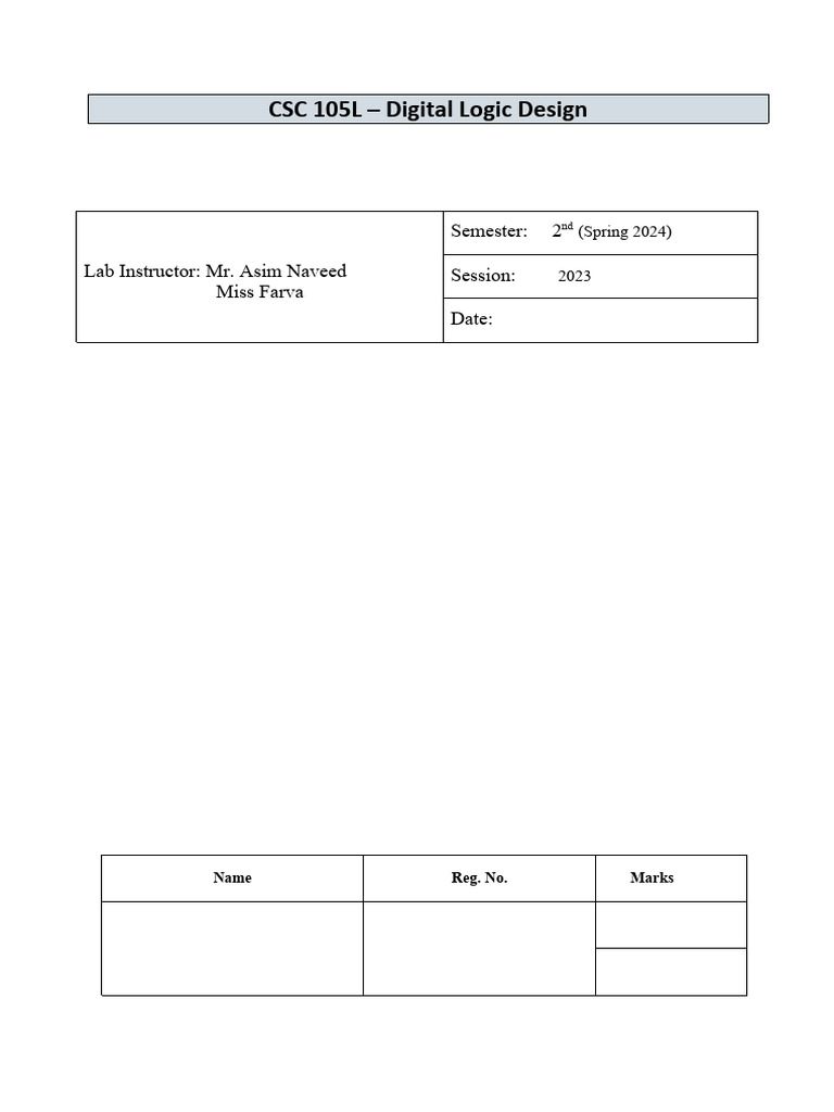 Lab 15_ DLD | PDF | Telecommunications Engineering | Digital Technology