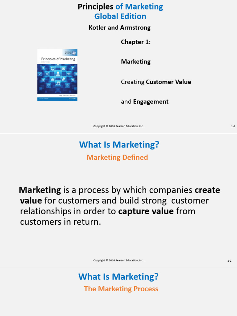 Marketing CH 1 | PDF | Marketing | Customer Relationship Management