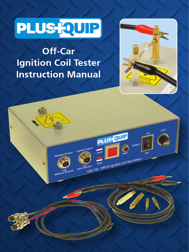 Off-Car Ignition Coil Tester Manual | PDF | Electrical Connector ...