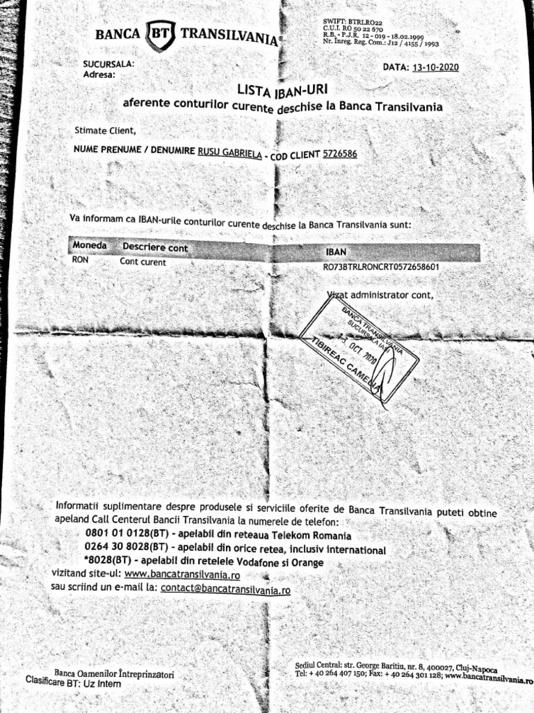 Extras de Cont | PDF