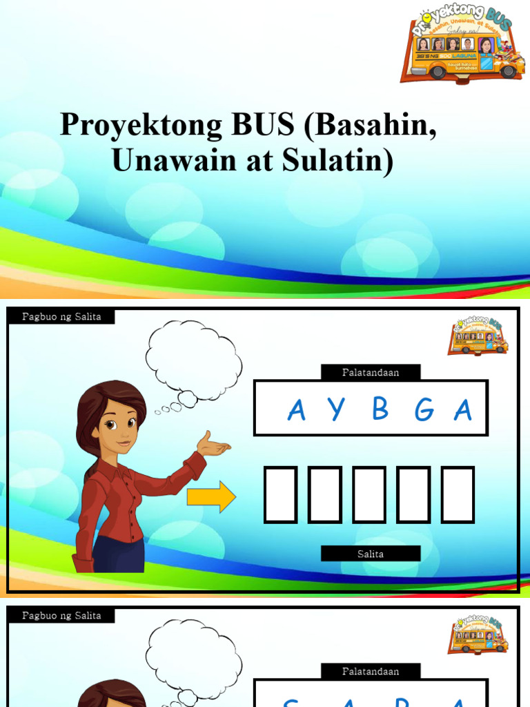 Gabay Basa PPT Regie Leona | PDF