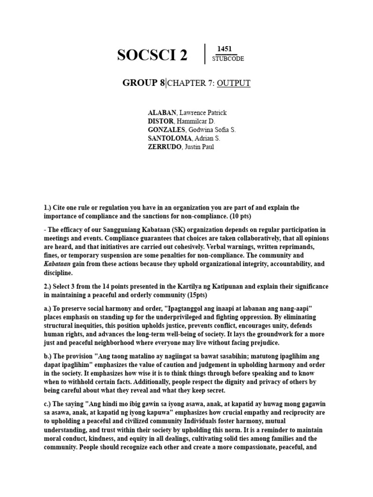 Module 7 | PDF | Philippines | Social Psychology