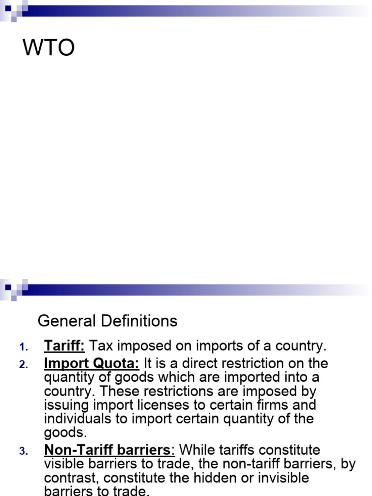 Wto and Developind Countries | PDF | World Trade Organization | Non ...