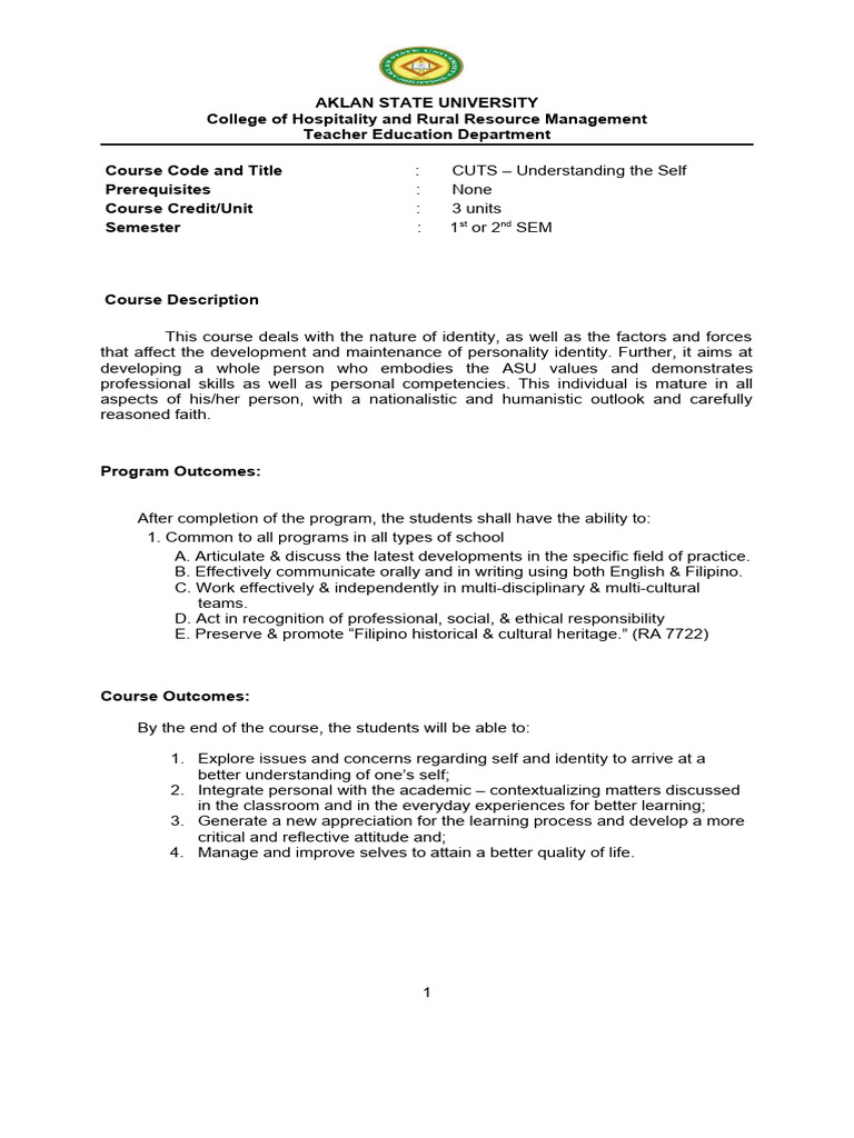 Understanding the Self Instructional Materials (3) | PDF | Thought | Self