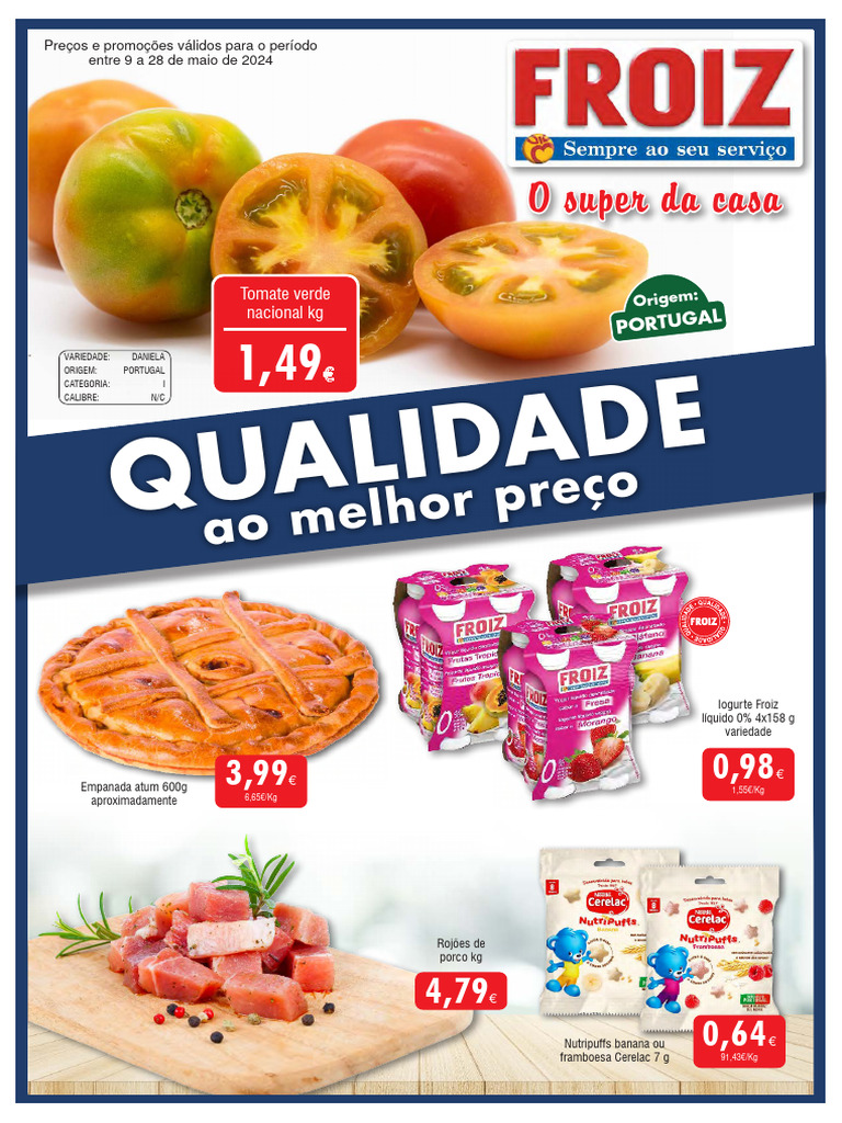 Promoções Froiz: 9 a 28 de maio 2024 | PDF | Queijo | Alimentos