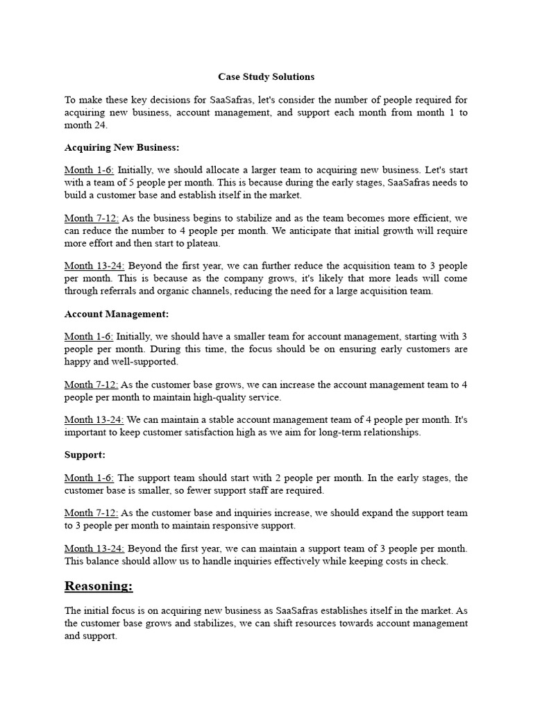 Case Study Solution | PDF | Economies | Business Economics