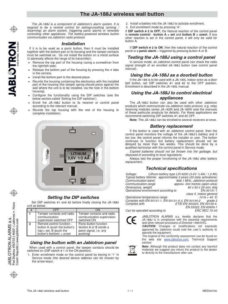 Ja 188j Datasheet | PDF | Radio | Switch