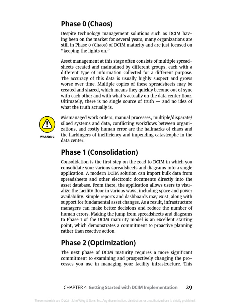 DCIM Implementation Guide: Key Phases | PDF | Automation | Spreadsheet