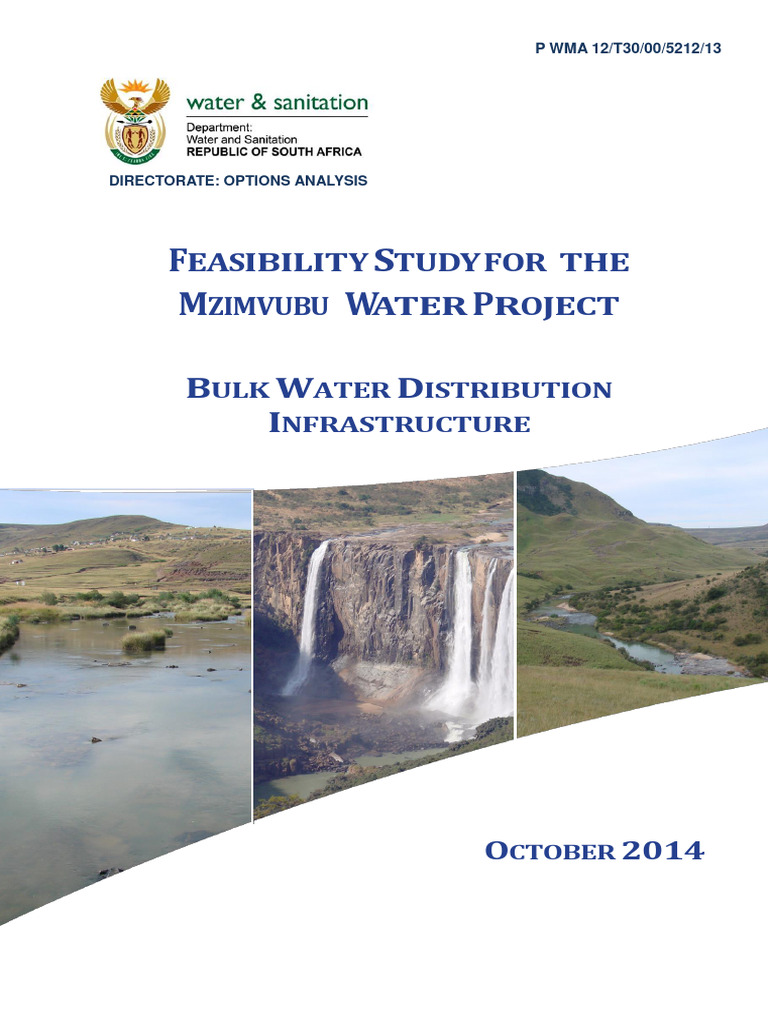 Mzimvubu Bulk Water Distribution Infrastructure - Final | Download Free ...