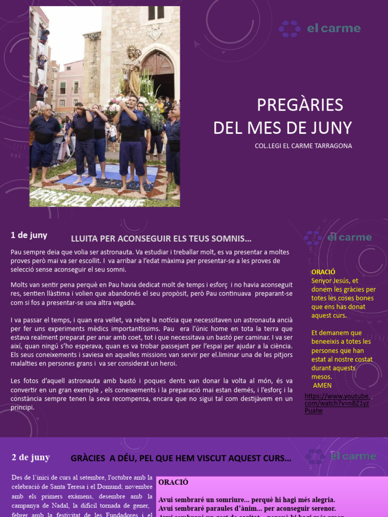 Pregàries Juny 21-22 (Català) | PDF