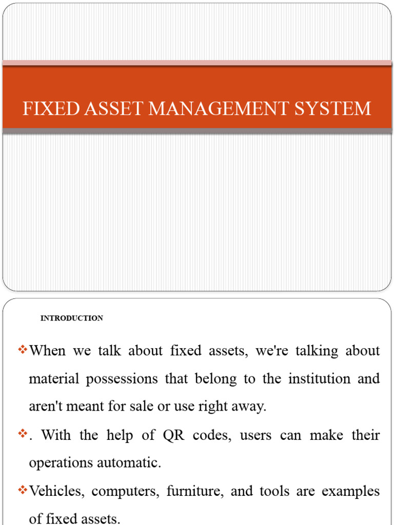 Fixed Asset Managment System For Mtu11 | PDF | Feasibility Study | Use Case