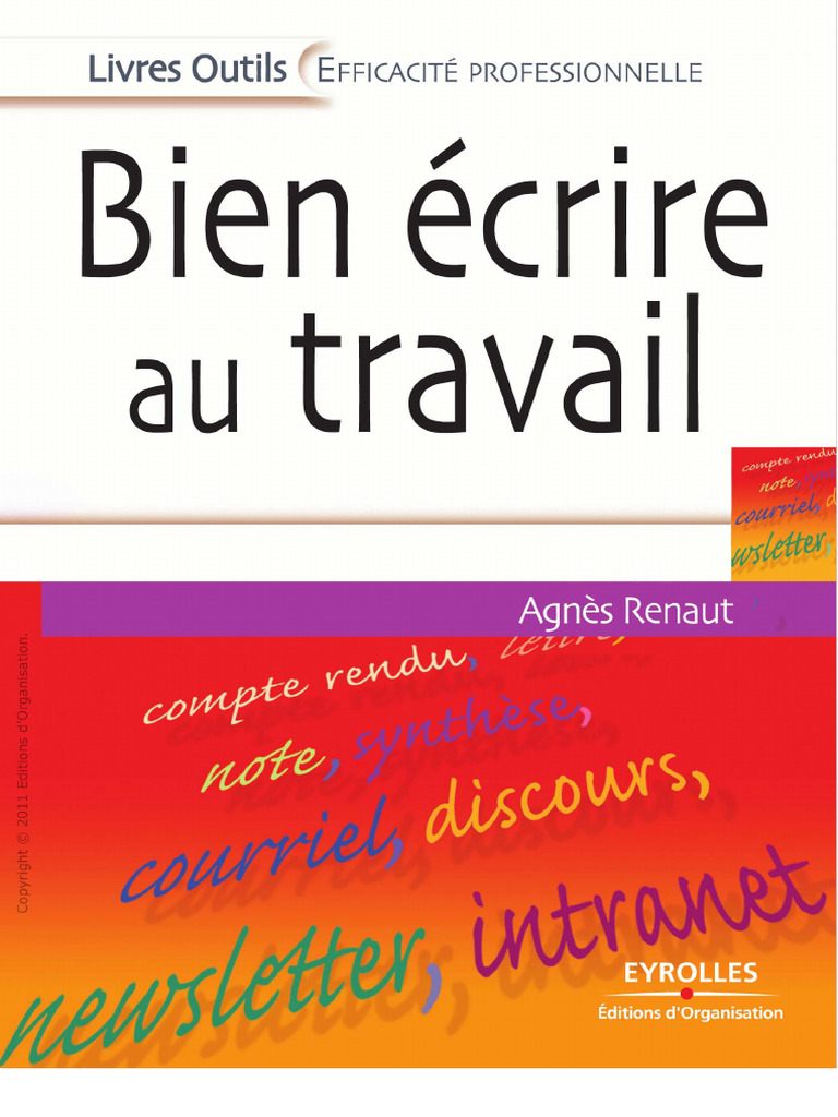(EYROLLES) Bien Écrire Au Travail | PDF
