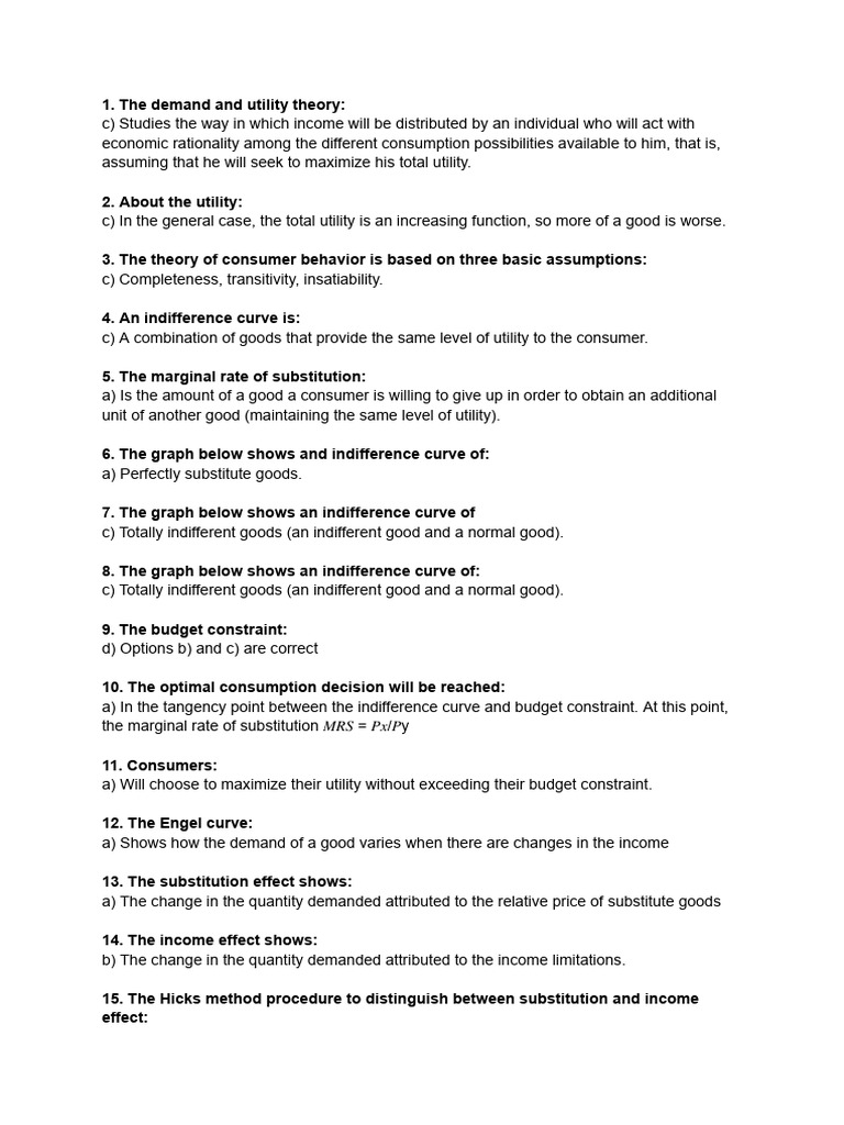 Practical Assessment 3 | PDF | Utility | Demand