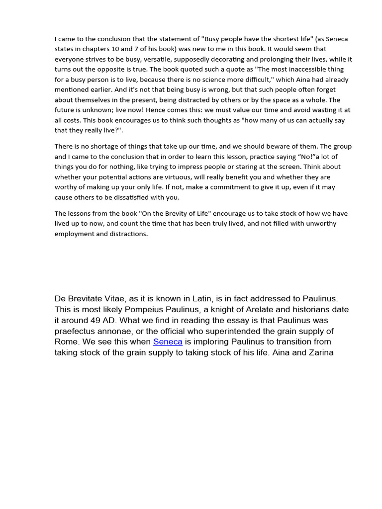 Seneka | PDF | Philosophy | General Fiction