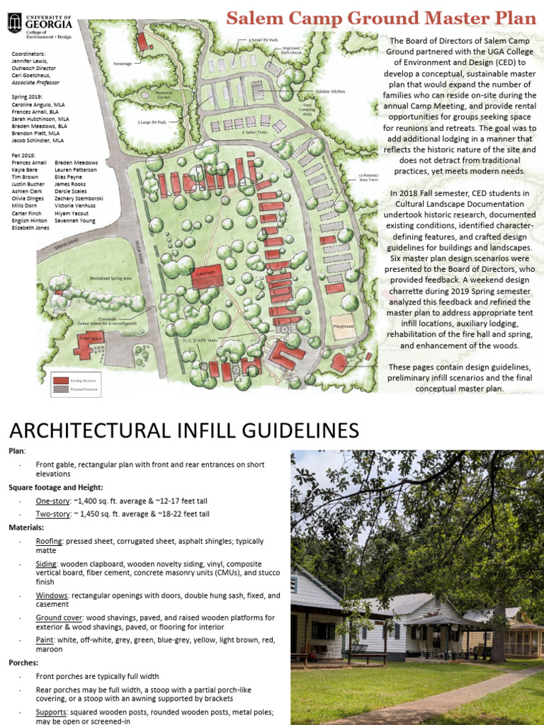 Salem Camp Ground Master Plan Overview | PDF | Recreational Vehicle