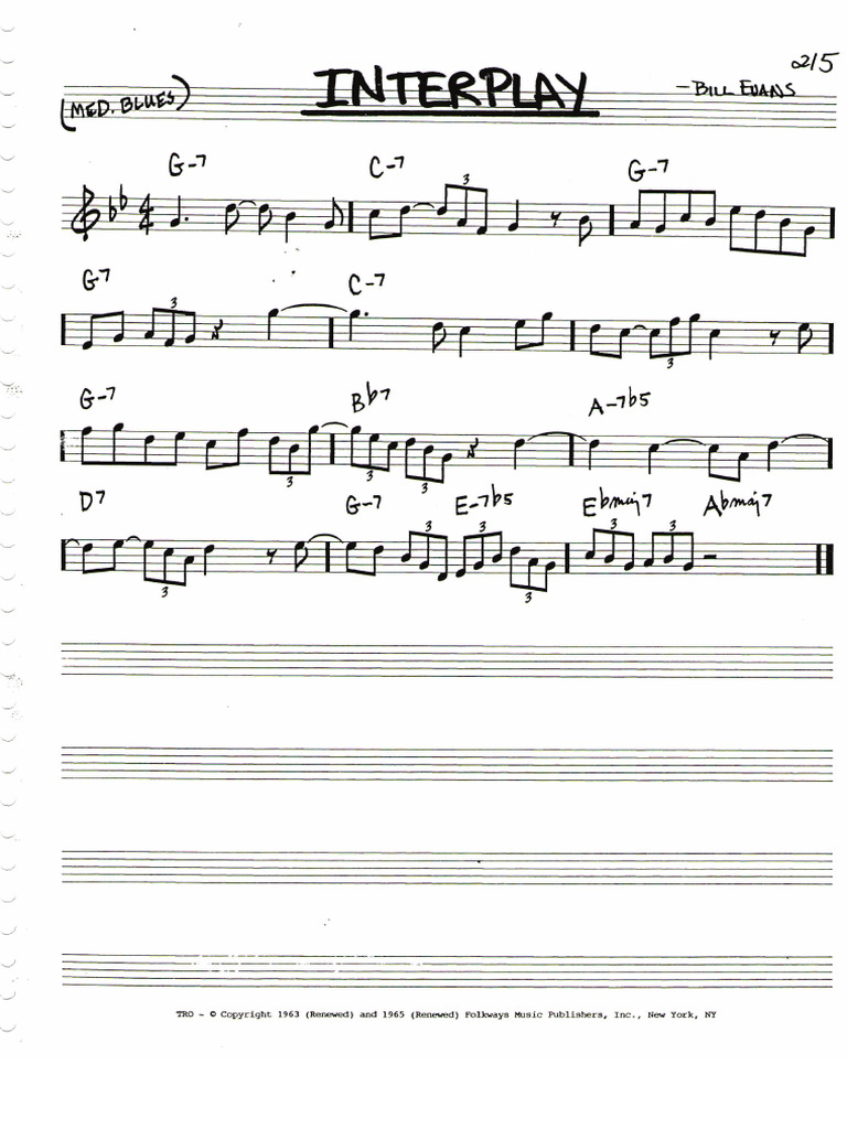 INTERPLAY - BB Instruments | PDF