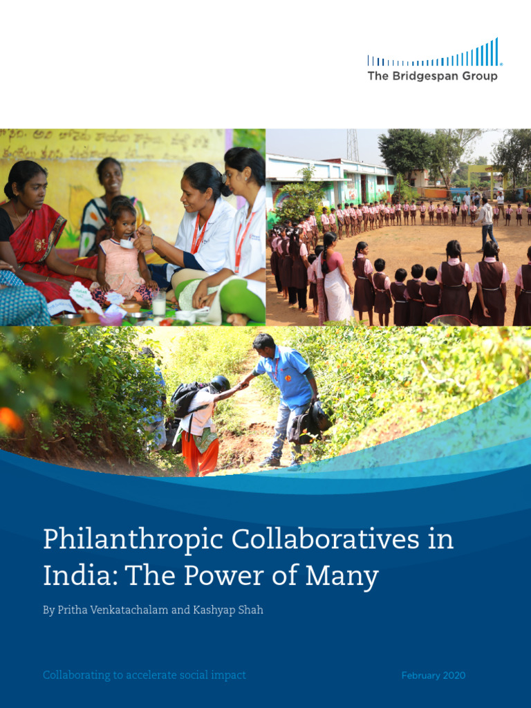 Philanthropic Collaboratives in India | PDF | Philanthropy | Corporate ...