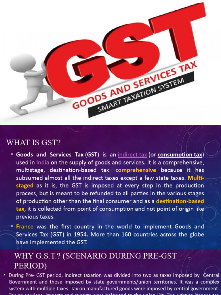 Understanding Goods and Services Tax (GST) | PDF | Value Added Tax | Taxes