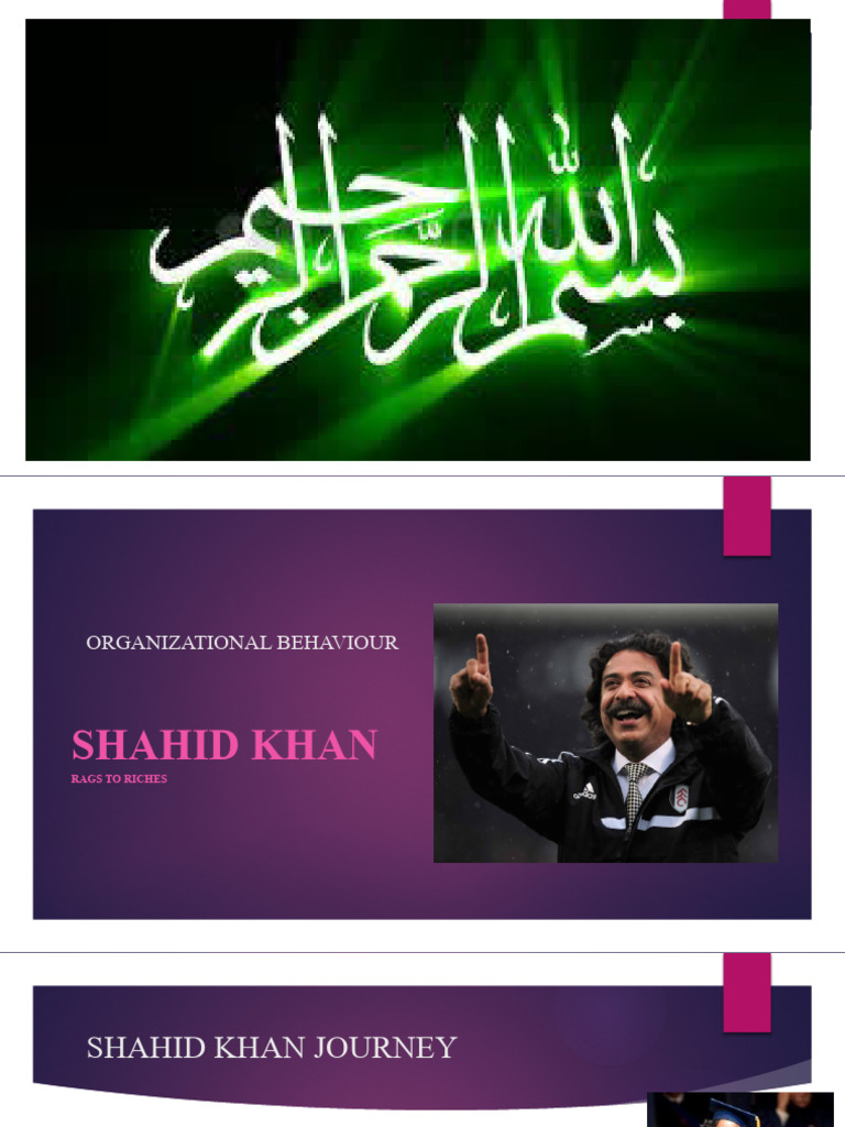 Rags To Riches MR - Shahid Khan | PDF