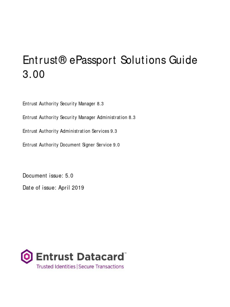 EPassport Solutions 3.00 Issue5 | PDF | Networking | Internet & Web