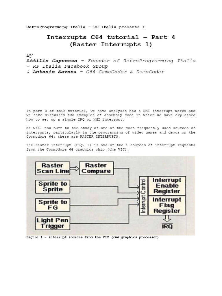 c64 Interrupts Eng Part04 | PDF | Cartesian Coordinate System ...