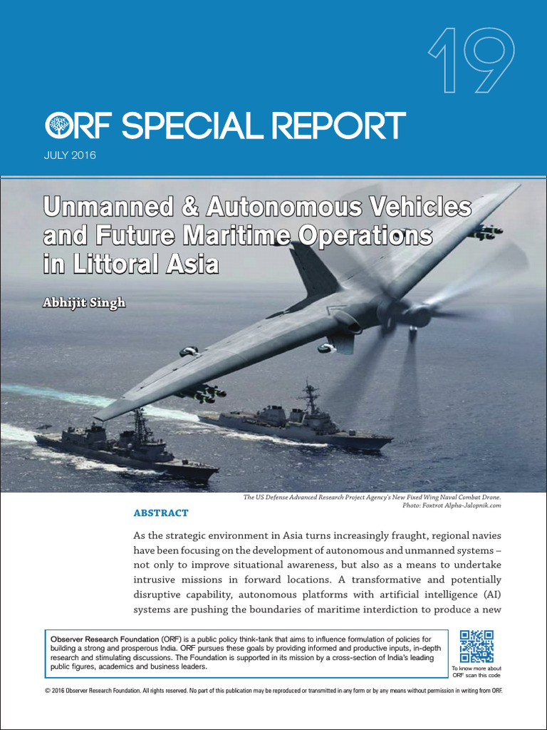 ORF SpecialReport UAVs Global Report | PDF | Unmanned Aerial Vehicle | Unmanned Combat Aerial ...