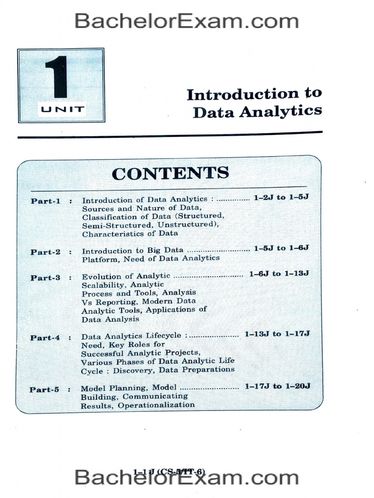 Data Analytics Full PDF | PDF | Cluster Analysis | Data Mining