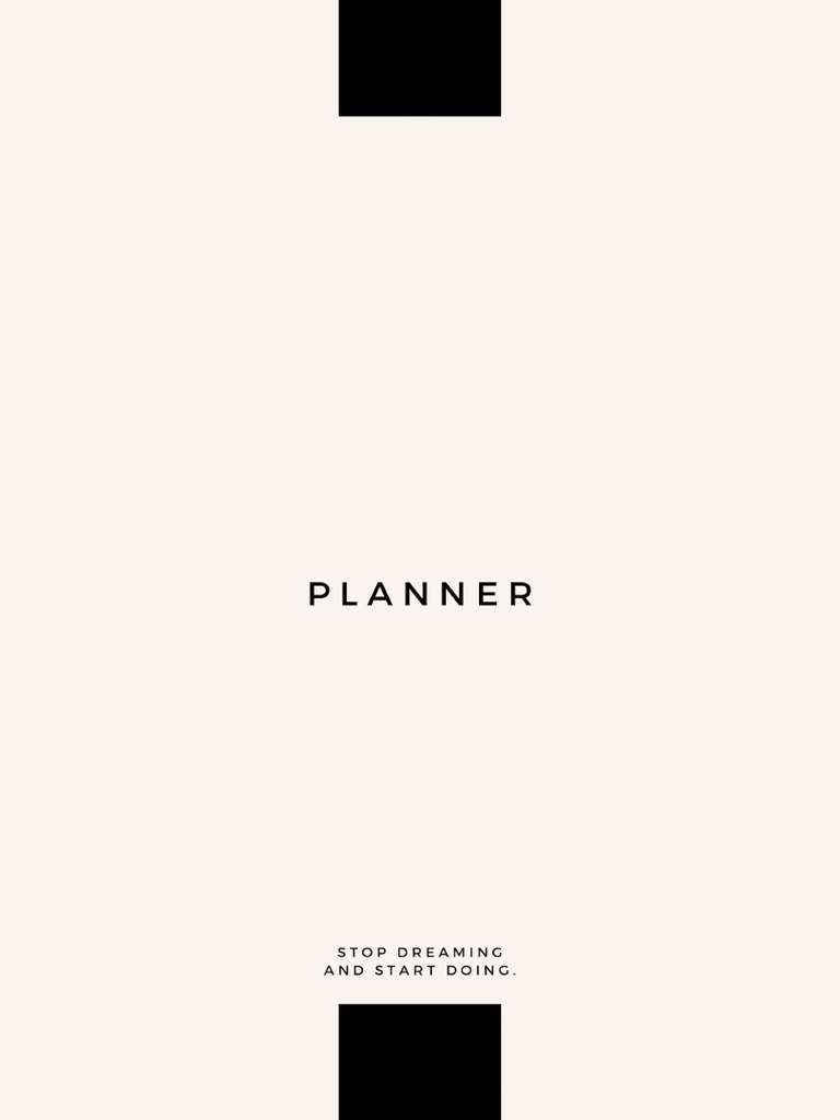 Beige Minimalist Weekly Planner | PDF