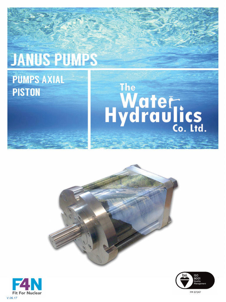 Janus Axial Piston Pumps Guide | PDF | Pump | Water