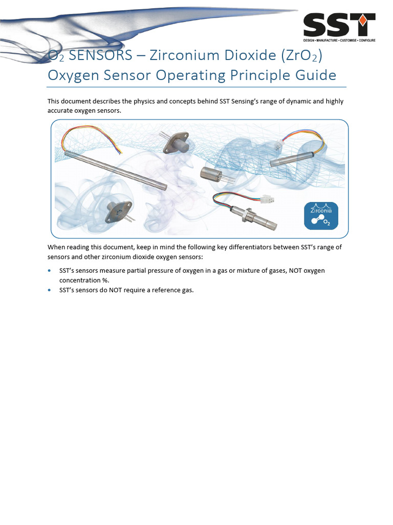 Zirconia Sensor Operating Principle and Construction Guide | PDF ...