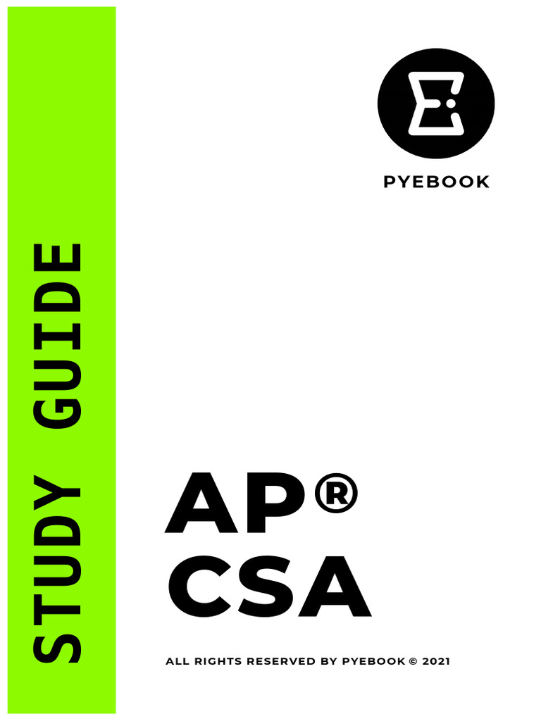 AP - CSA Pie Book | PDF | Inheritance (Object Oriented Programming ... AP - CSA Pie Book | PDF | Inheritance (Object Oriented Programming ...