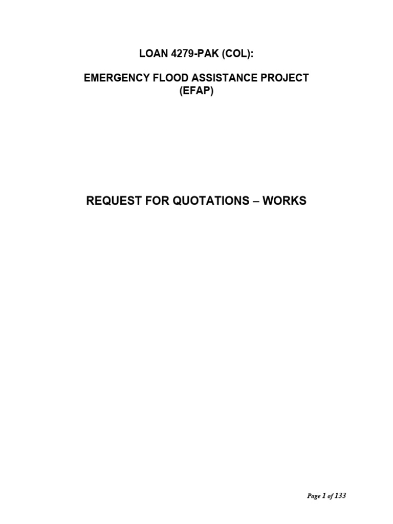 Master RFQ Works (BACD) (06-11-2023) | PDF | Road | General Contractor
