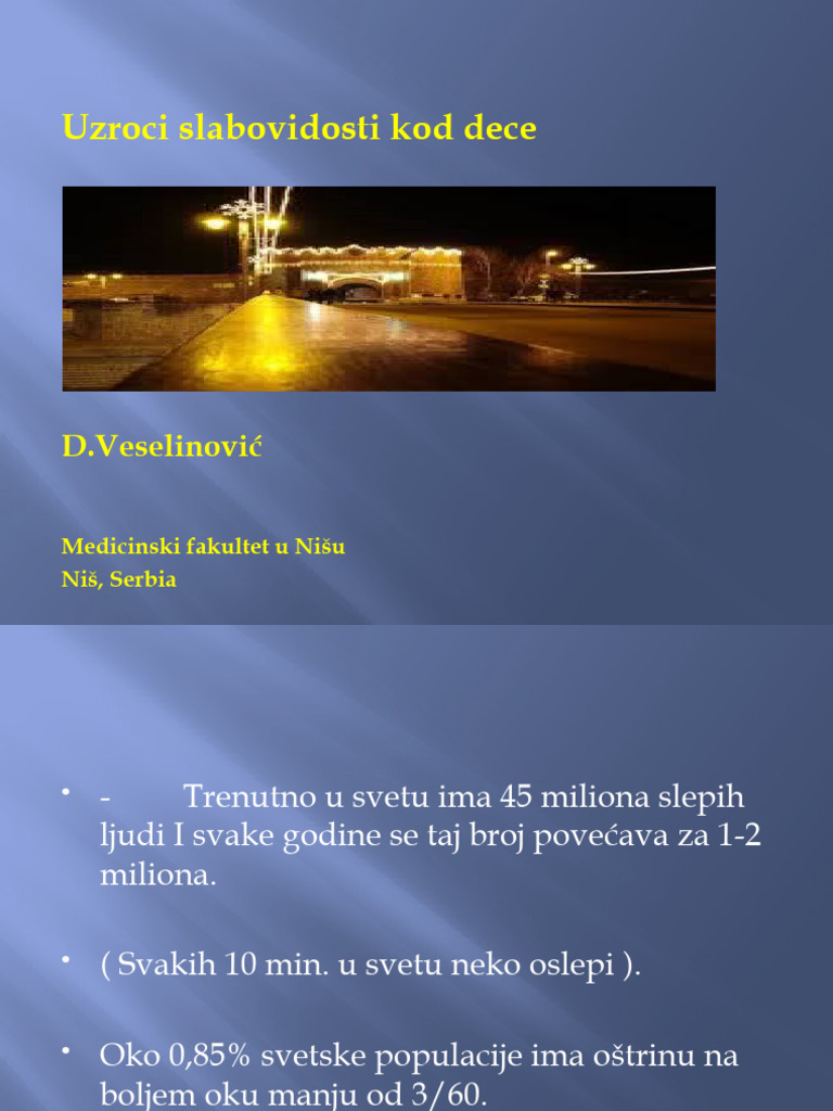 10 Naj - e ('I Uzroci Slabovidosti Kod Dece | PDF