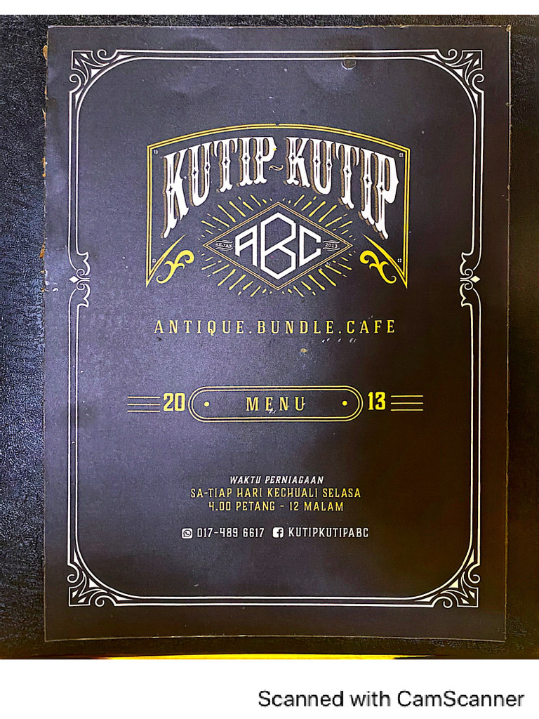Menu Kutip Kutip ABC | PDF