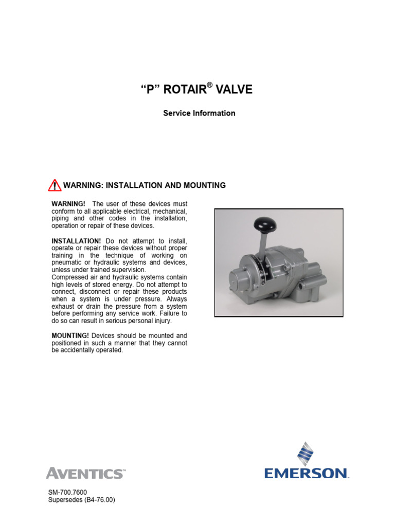 P Roto Air Valve | Download Free PDF | Valve | Lubricant
