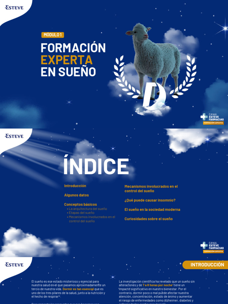 Modulo1 Formacion Experta en Sueno | PDF | Movimiento rápido del ojo Sueño | Dormir