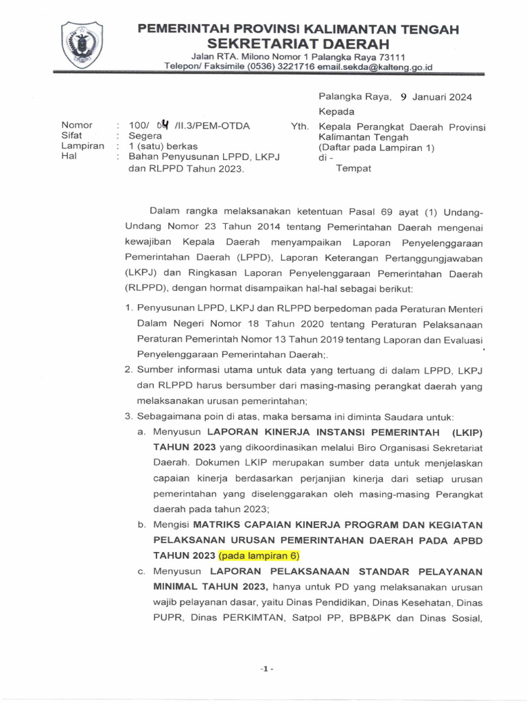 Surat Ke Pd Lppd 2023 Sign Pdf