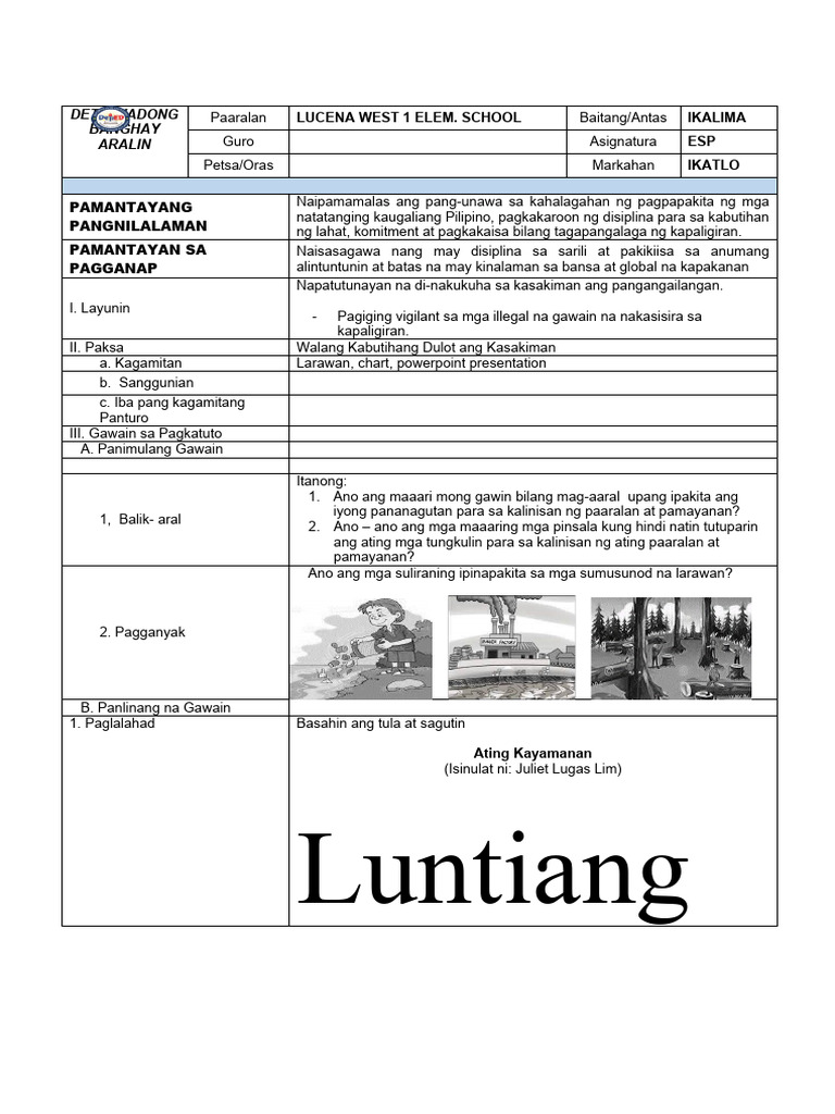 Q3EsP5 Wk4 Day3 | PDF