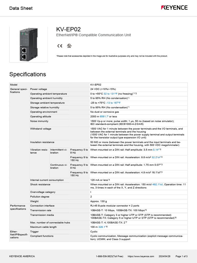 KV-EP02 Datasheet | PDF | Electrical Engineering | Electronics