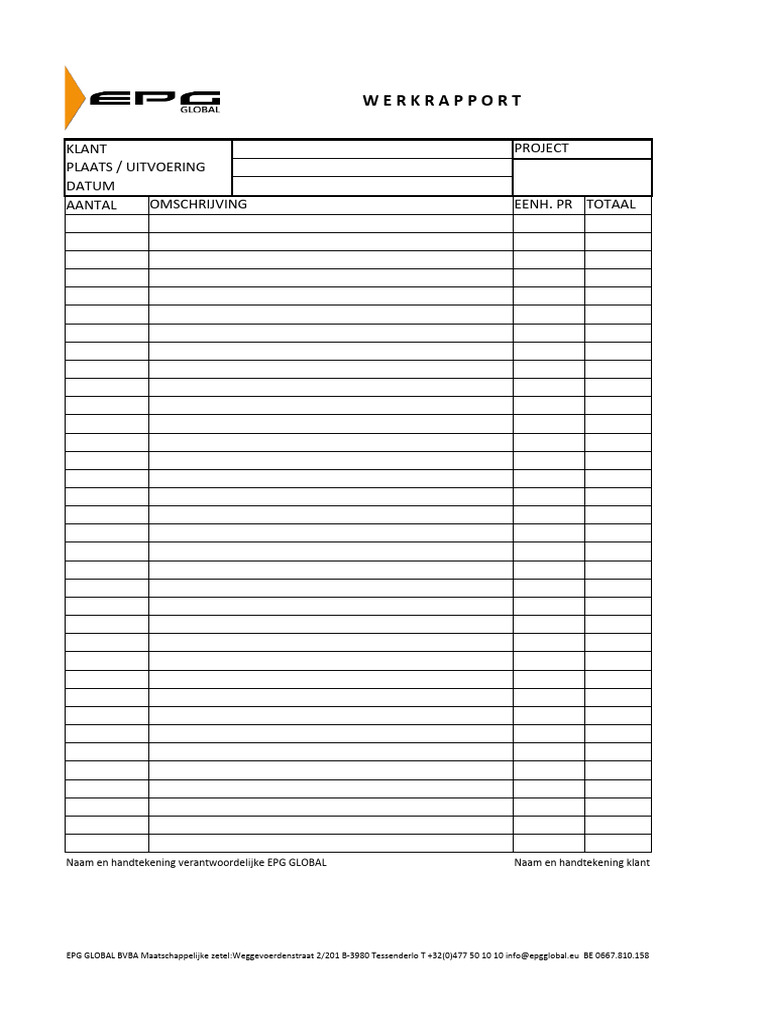 23 Epg Werkrapport - 1 | PDF