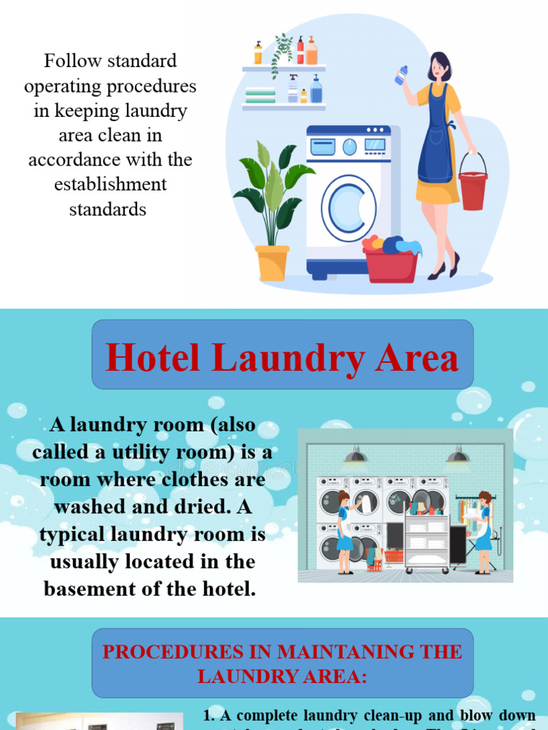 Hotel Laundry Standard Operating Procedures | PDF | Laundry | Clothes Dryer