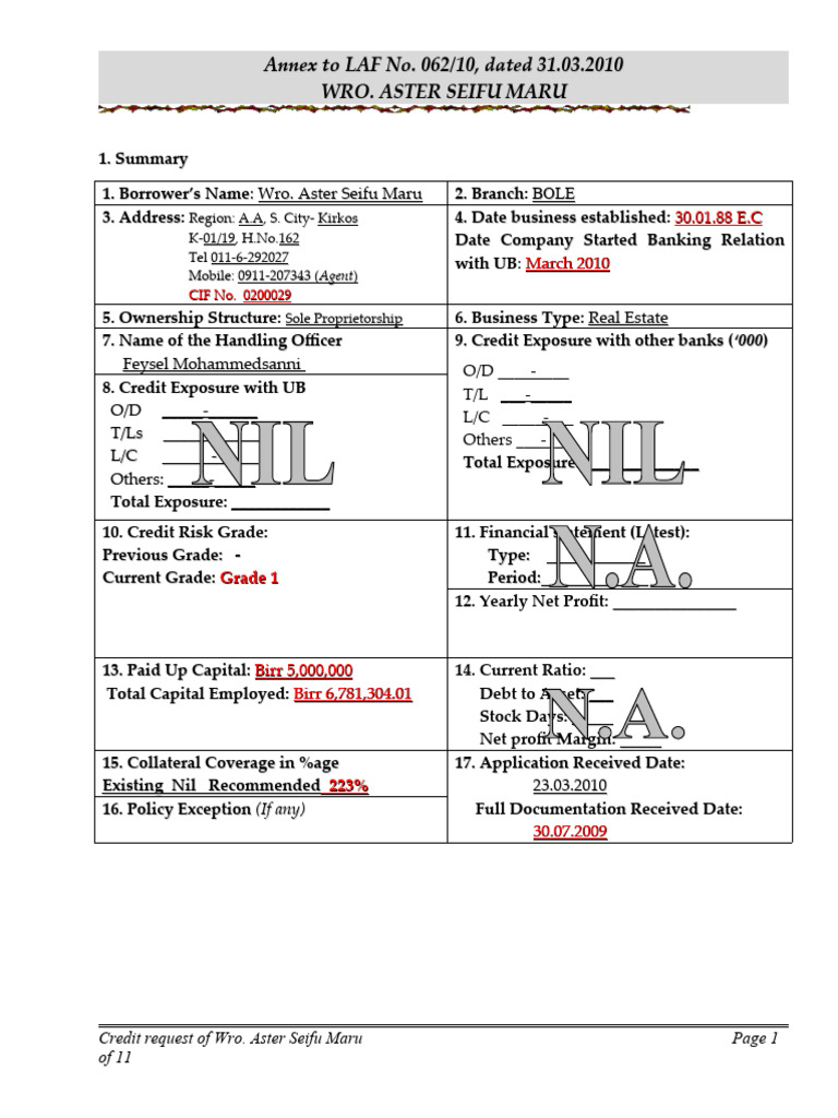 Aster Project | Download Free PDF | Depreciation | Loans