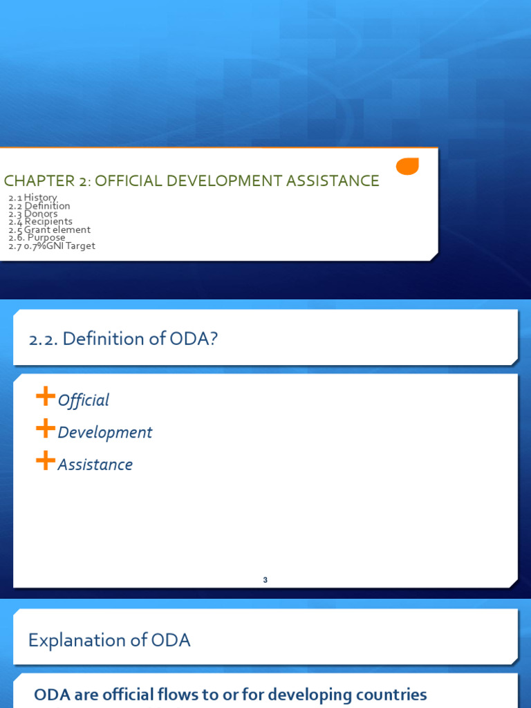 Intl Investment Chapter ODA 1 | PDF | Official Development Assistance ...