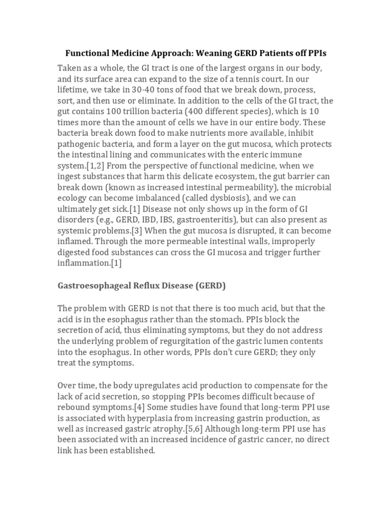 Weaning Off Ppis Patient Han | PDF | Gastrointestinal Tract ...