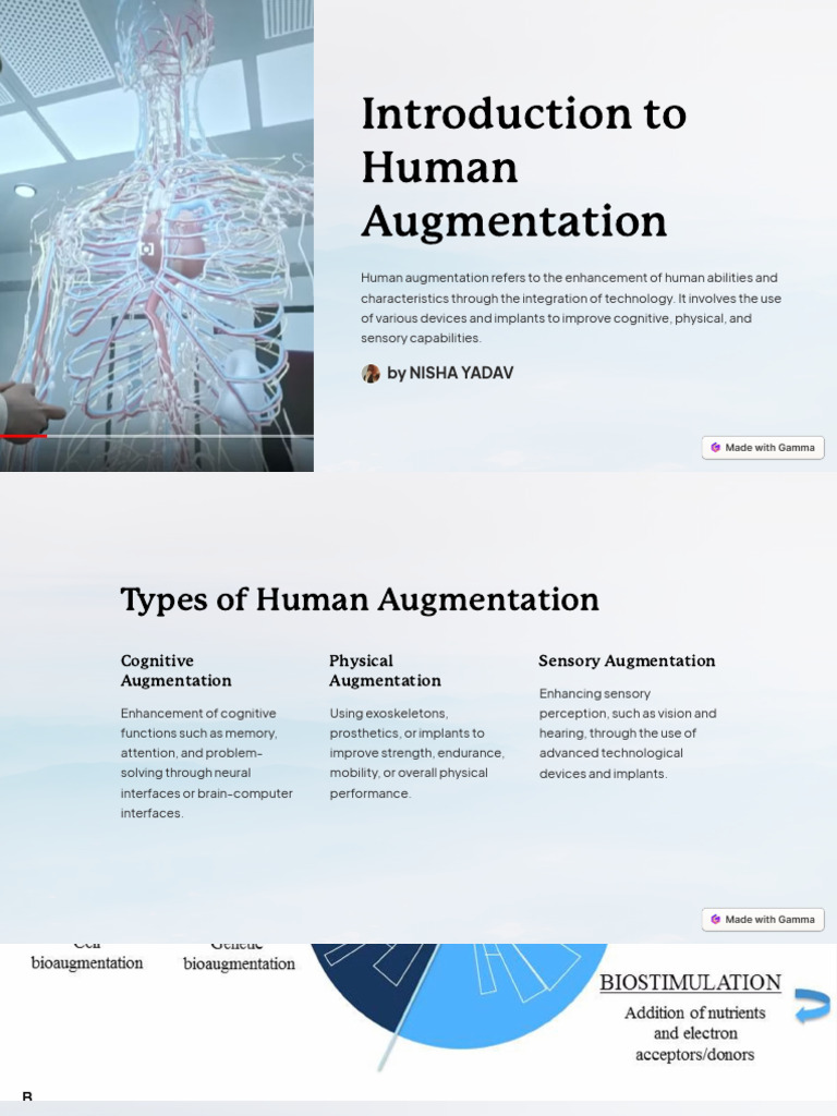 Introduction to Human Augmentation | PDF | Disability