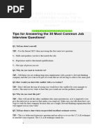 21 Great Answers To Tough Interview Questions | PDF | Job Interview ...